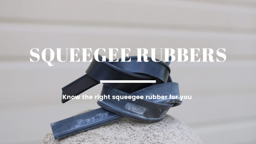 Know your Squeegee Rubber – Detroit Sponge