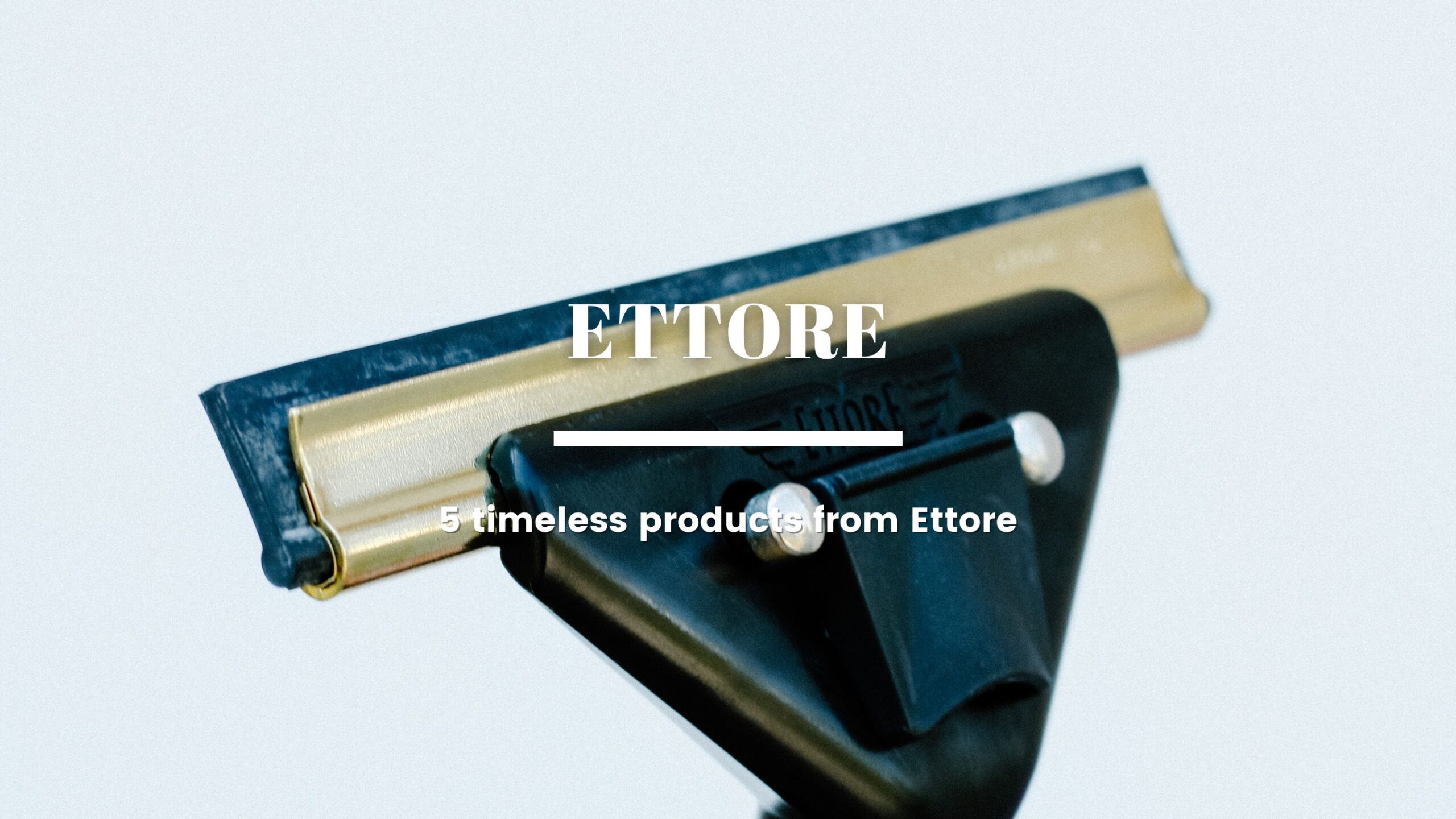 Timeless Window Cleaning tools from Ettore - Detroit Sponge